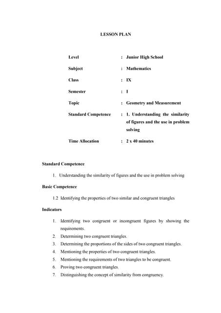 Cot3 Lesson Plan Grade 8 Docx