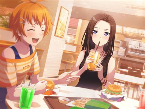 Kitazawa Hagumi Wakana Rei Bang Dream Official Art Third Party