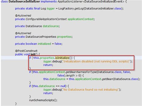 spring boot conditonally enable datasourceautoconfiguration based on