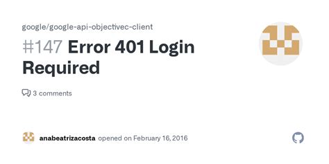 Error Login Required Issue Google Google Api Objectivec Client GitHub