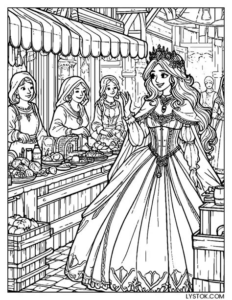 33 Безплатни за Печат Принцеса Картинки за Оцветяване за Възрастни и