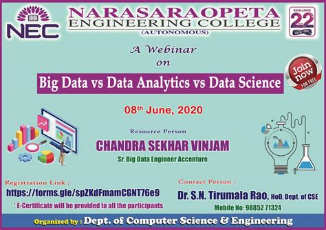 CSE Workshops FDPS Seminars Narasaraopeta Engineering College