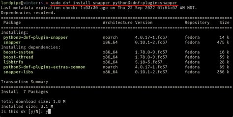How To Install Fedora Minimal With Snapper Lordpipes Obscure Tutorials
