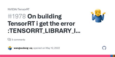 On Building TensorRT I Get The Error TENSORRT LIBRARY INFER TENSORRT LIBRARY INFER PLUGIN Are