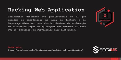 Hacking Web Application Sec4us