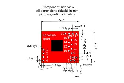 4 port nanohub tiny usb hub for hacking projects from mux on tindie