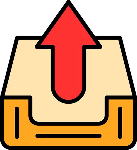 Outbox Vector Icon Design 26103630 Vector Art At Vecteezy