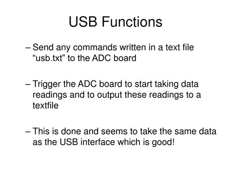 Ppt Usb Integration For Adc Board Dll Development Powerpoint