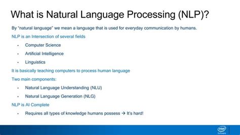 Intro To Nlp Pptx Artificial Intelligence Technology And Computing