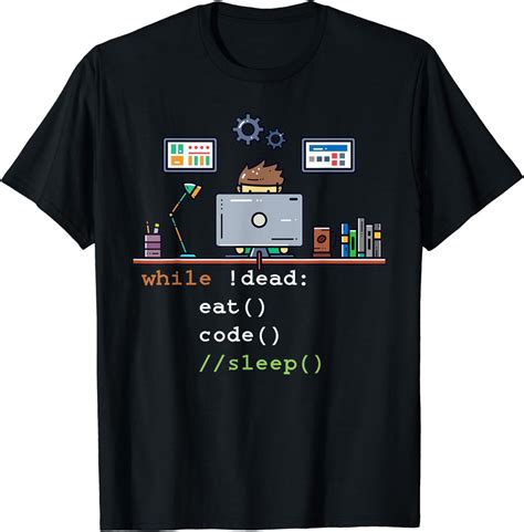 Computer Science Python Programmer Eat Code Sleep T Shirt