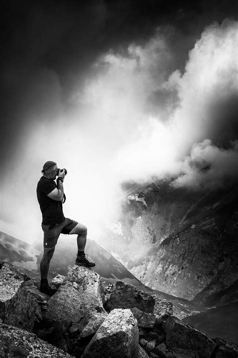 Mountain 山黑白摄影