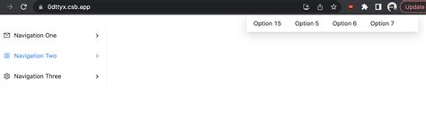 Css Ant Design Move Position Sub Menu To The Top Of Screen Stack