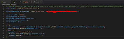 hubspot community trying my first api call from vs code hubspot