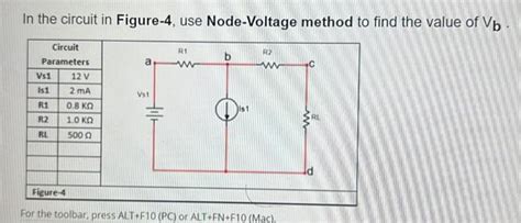 Solved In the circuit in Figure-4, use Node-Voltage method | Chegg.com
