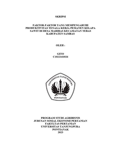 Skripsi Gito Pdf