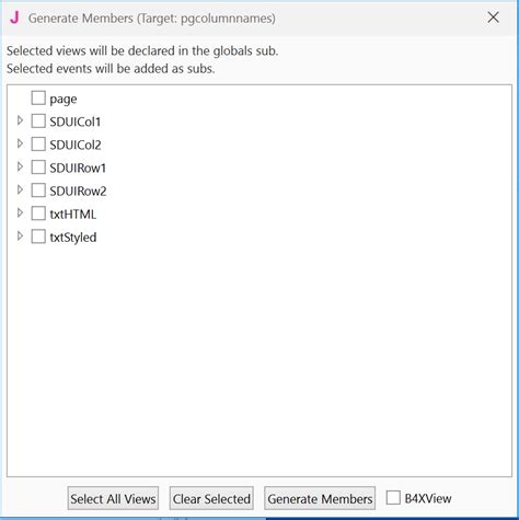 Banano Option To Add Ignore When Generating Members For Banano