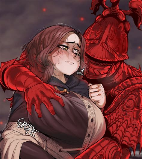 Melina And Banished Knight Elden Ring Drawn By Krekkov Danbooru