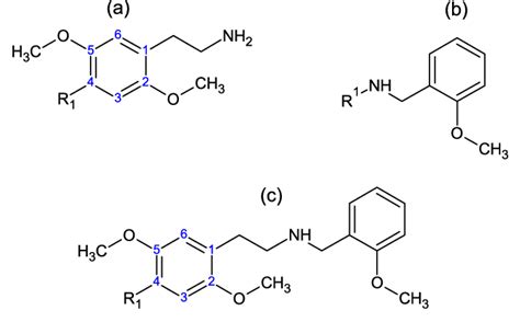 General Chemical Structure Of The 2c Series A Nbome B And