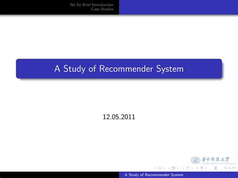 Recommender System Introduction Pdf