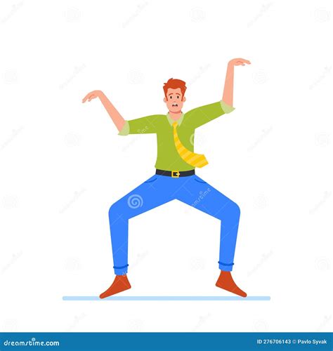 Puppet Office Employee Male Character Manipulated Man Look Like Hanging On Ropes Like A Doll