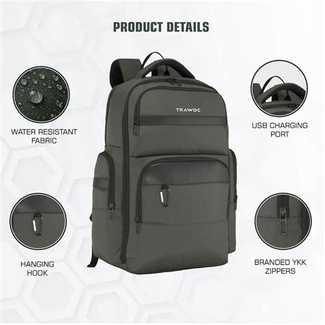 Polyester Uniform Green Trawoc Tpb03 Laptop Backpack Capacity 35 L At Best Price In Kochi