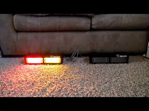 Custom Whelen Dashmiser Led Dashlight Dominator D4 Pattern Demo Youtube