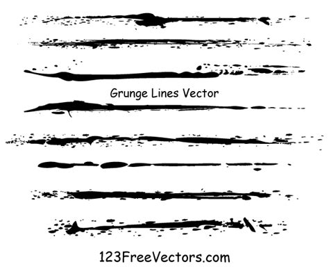 Grunge Lines Vector Illustrator Download Free Vector Art Free Vectors