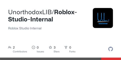 GitHub UnorthodoxLIB Roblox Studio Internal Roblox Studio Internal
