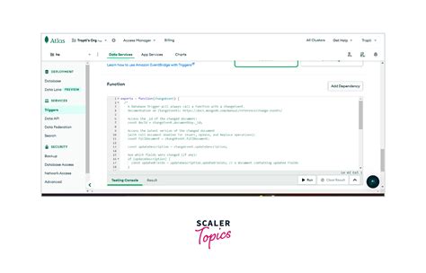mongodb triggers scaler topics