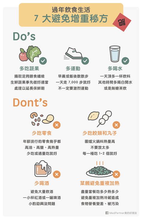 過年飲食生活的 7 大避免增重秘方！dos And Donts 筆記告訴你 美的好朋友