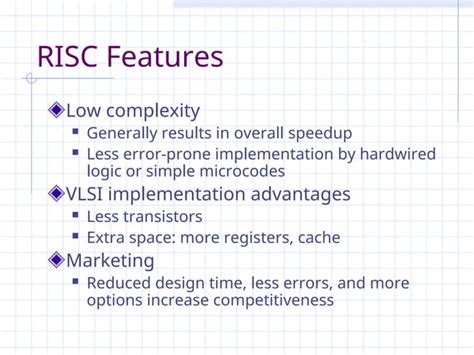 Tibor Ppt RISC Vs CISC CISC RISC Features PPT