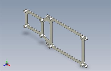 两件式安装，适用于skr13、mosfet和8mm风扇step模型图纸免费下载 懒石网