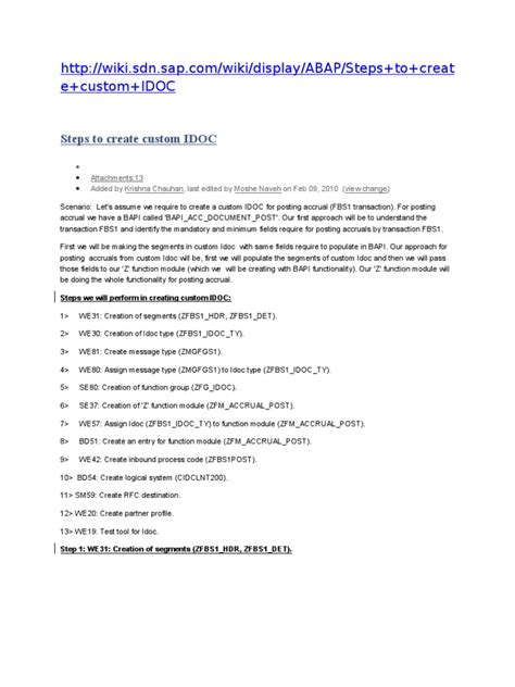PDF Steps To Create Custom IDOC DOKUMEN TIPS