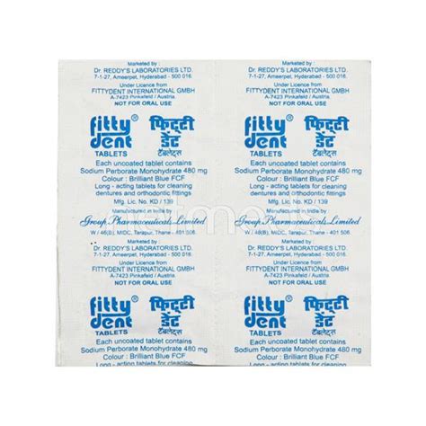Fittydent Tablet 4'S - Buy Medicines online at Best Price from Netmeds.com