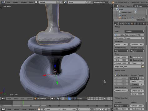 Fluid Simulator Non Precise Contact Between Inflow And Obstacle Particles And Physics