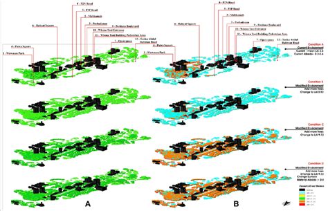 Three Dimensional Model Outputs In Four Different Conditions Of Download Scientific Diagram
