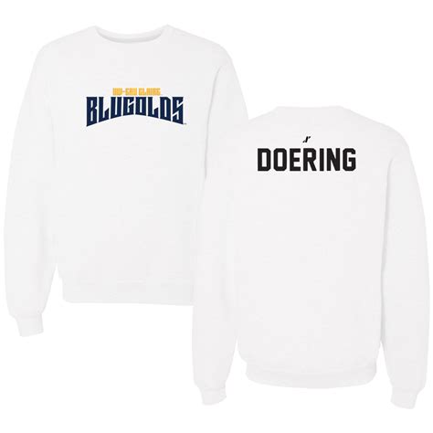 Anna Doering University Of Wisconsin Eau Claire Gymnastics White Classic Crewneck