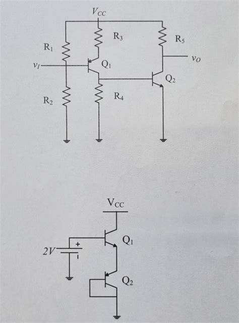 Solved Draw The AC Equivalent Circuit Of The Following Chegg