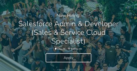 Salesforce Admin And Developer Sales And Service Cloud Specialist At Tekton Labs