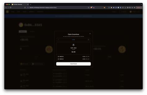 Claim Incentives Berachain Core Docs
