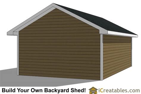 16x24 Shed With Loft Plans