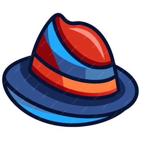 Premium Vector Hat Clipart Cartoon Style Vector Illustration