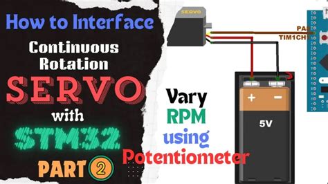 Stm32 Control Continuous Servo Rpm With Potentiometer → Controllerstech