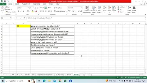 Oracle Fusion Cloud Accounts Receivable Interview Questions Mock Interviews Youtube