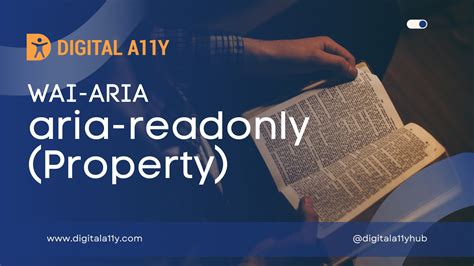 Wai Aria Aria Readonly Property • Digitala11y