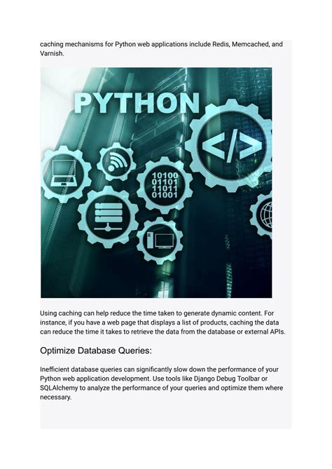 Ppt 10 Effective Ways To Boost Python Web Application Performance