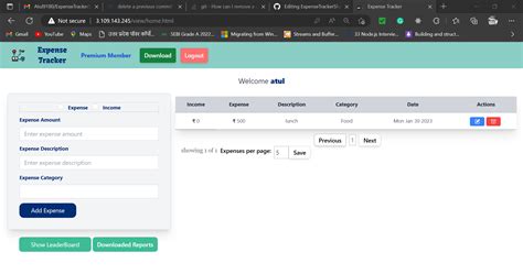 GitHub Sasi Kanakinti Money Tracker Money Tracker Using HTML CSS Node Js And MongoDB