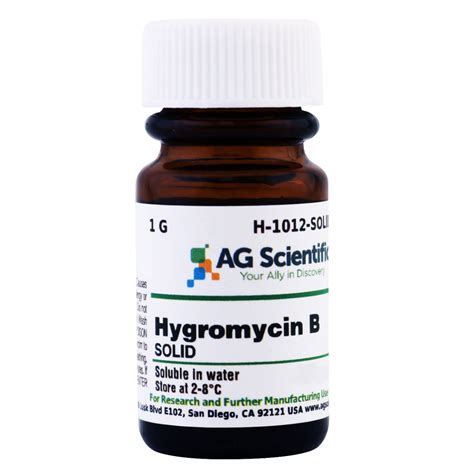 H 1012 Solid 1gm Hygromycin B Solid High Purity Cell Culture Tested 1 G