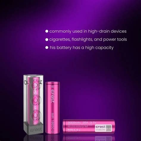 X Efest Imr Rechargeable Battery
