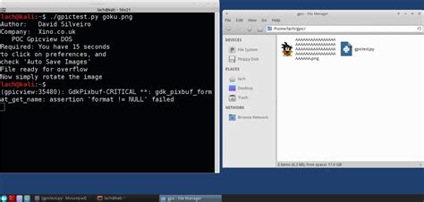 Gpicview 025 Crash Poc Linux Dos Exploit